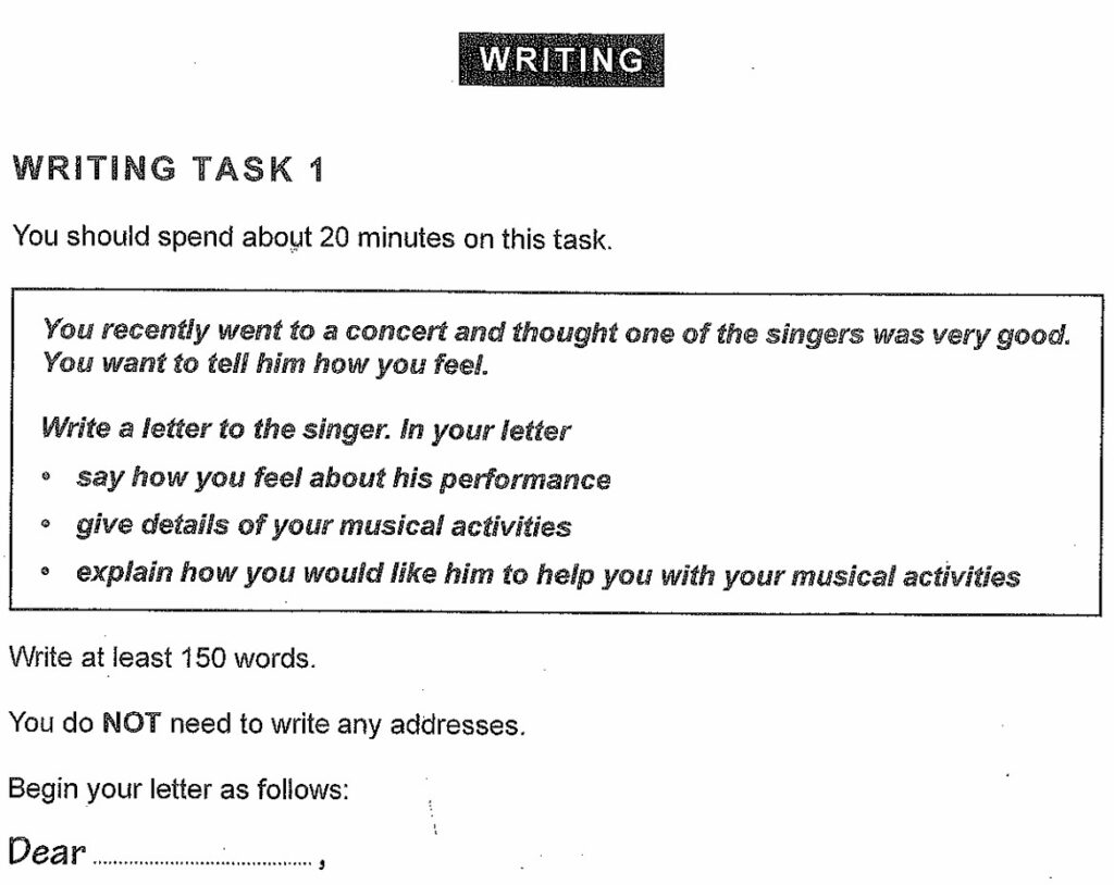 General book 14 writing task - MIMS Academy